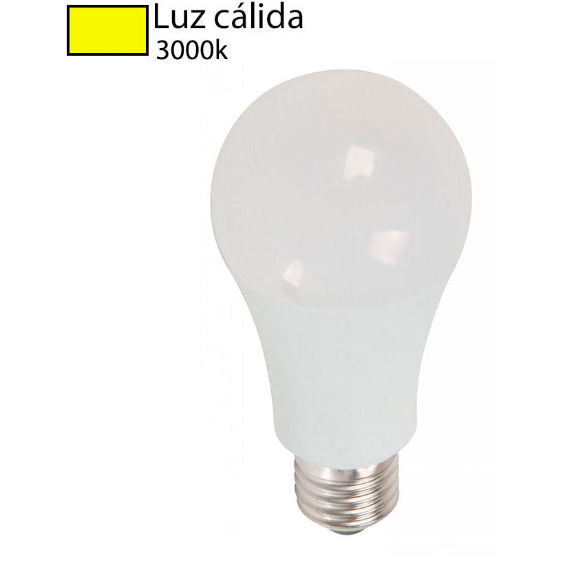 BOMBILLO LED A60 E27 12W 100-277V 3000K — Lumicentro SA