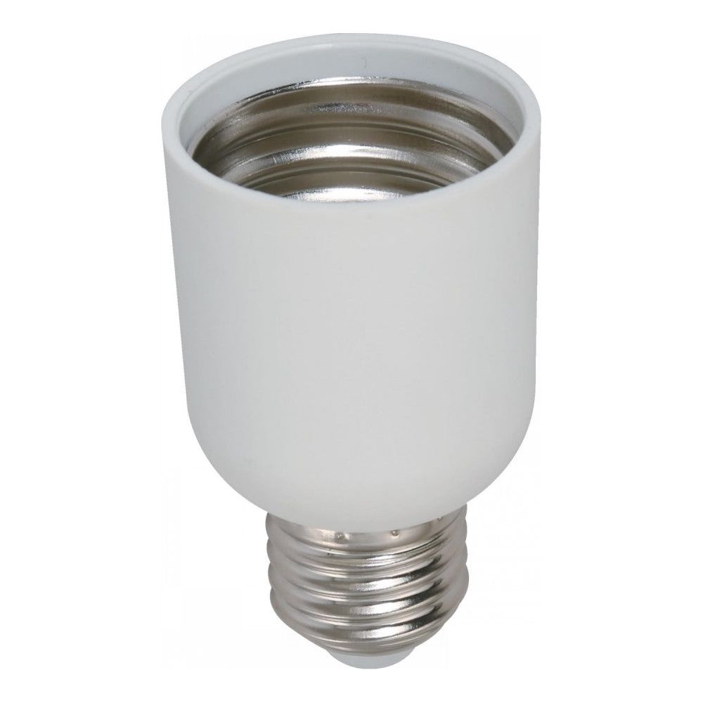 CONVERTIDOR DE SOCKET BLANCO DE E40 A E27 150W MAX — Lumicentro SA